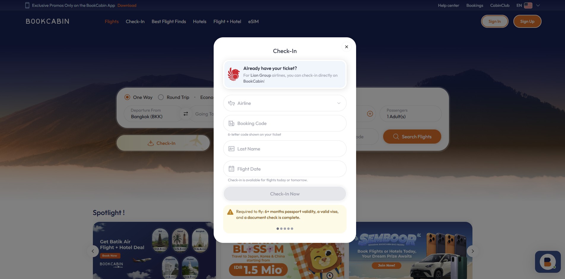 How to Check in Online