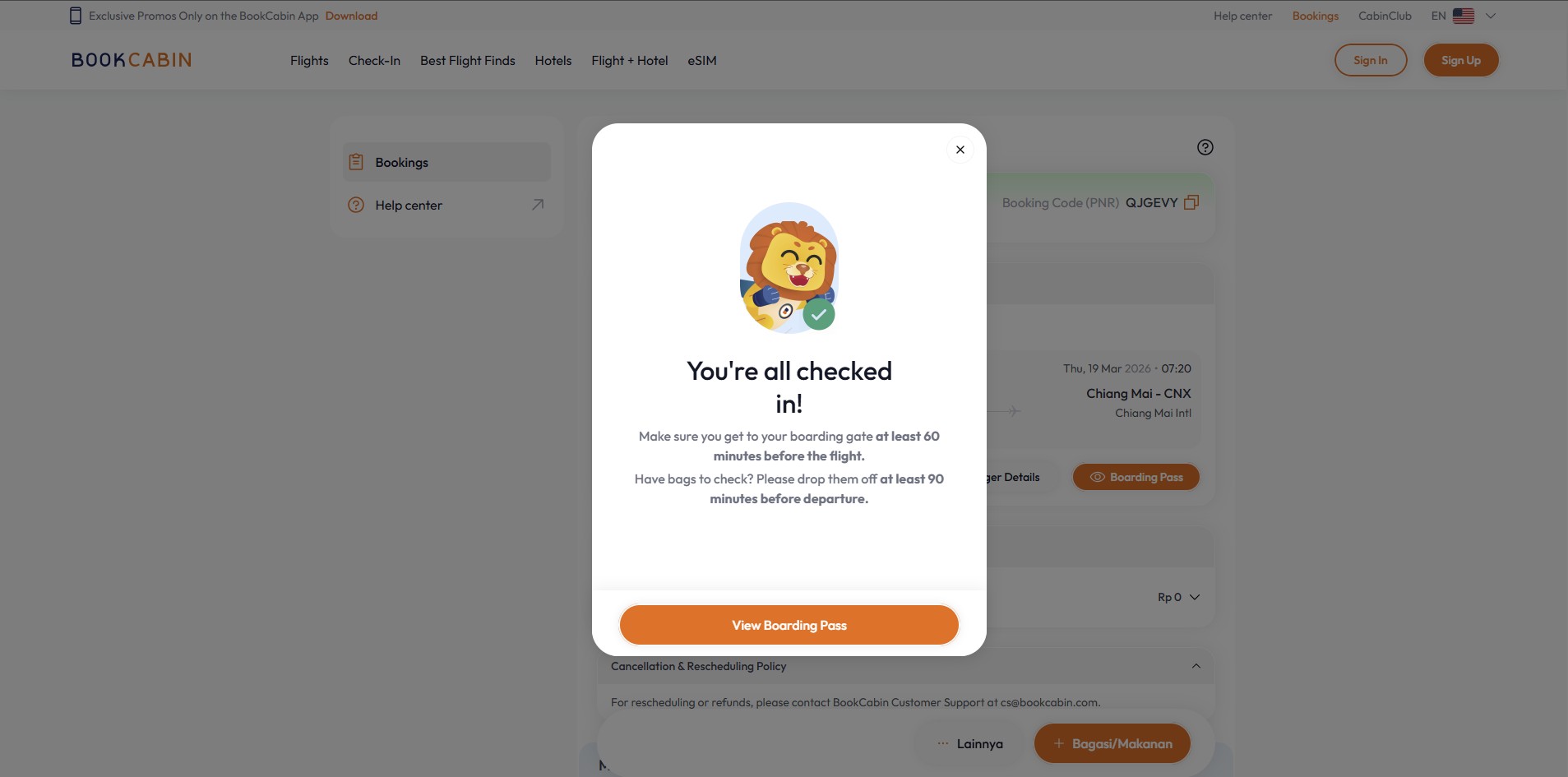 How to Check in Online